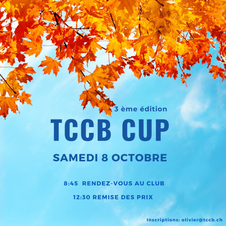 La TCCB CUP est de retour! – Tennis-Club de Collonge-Bellerive